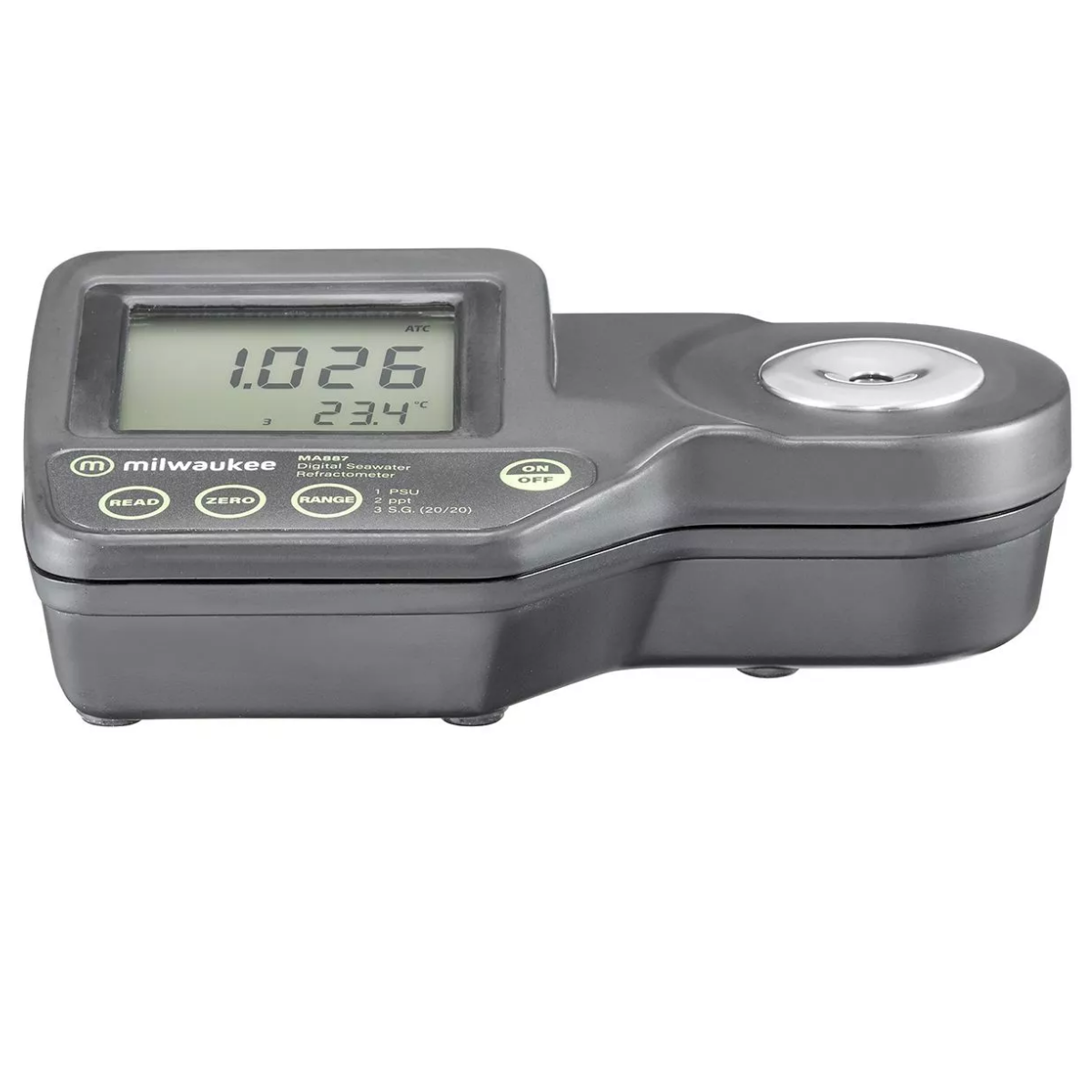 Milwaukee Instruments MA887 Digital Seawater Refractometer | Evcilal